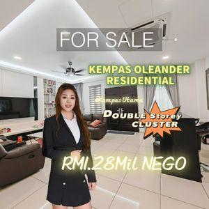 Kempas Oleander Residential @Double Storey Cluster House for Sale @RM1 ...