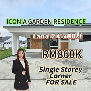 Iconia Garden Residence @Single Storey Corner Lot for Sale @RM860,000 ...