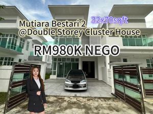 Mutiara Bestari 2 @Double Storey Cluster House for Sale @RM980,000 By ...
