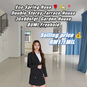 Eco Spring Rose @Double Storey Garden Home for Sale @RM1,100,000 By ...