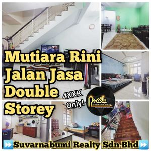 MUTIARA RINI JALAN JASA DOUBLE STOREY FULL LOAN JB for Sale @RM460,000 ...