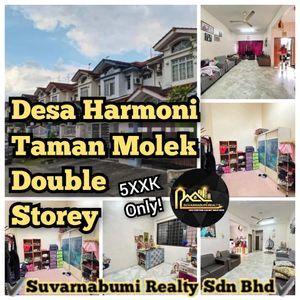 DESA HARMONI TAMAN MOLEK DOUBLE STOREY FULL LOAN JOHOR BAHRU for Sale ...