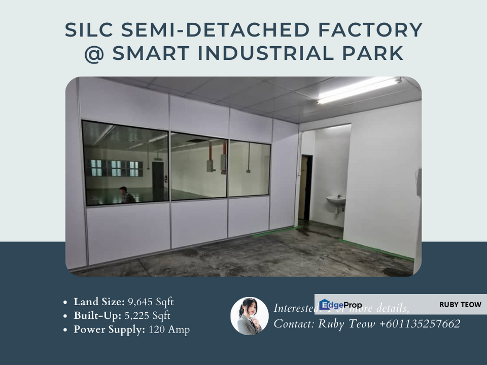 Smart Industrial Park @ Silc Semi Detached Factory for Sale @RM2 ...