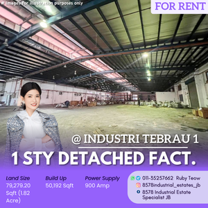 Taman Perindustrian Tebrau 1 - 1 Storey Detached Factory with Office ...