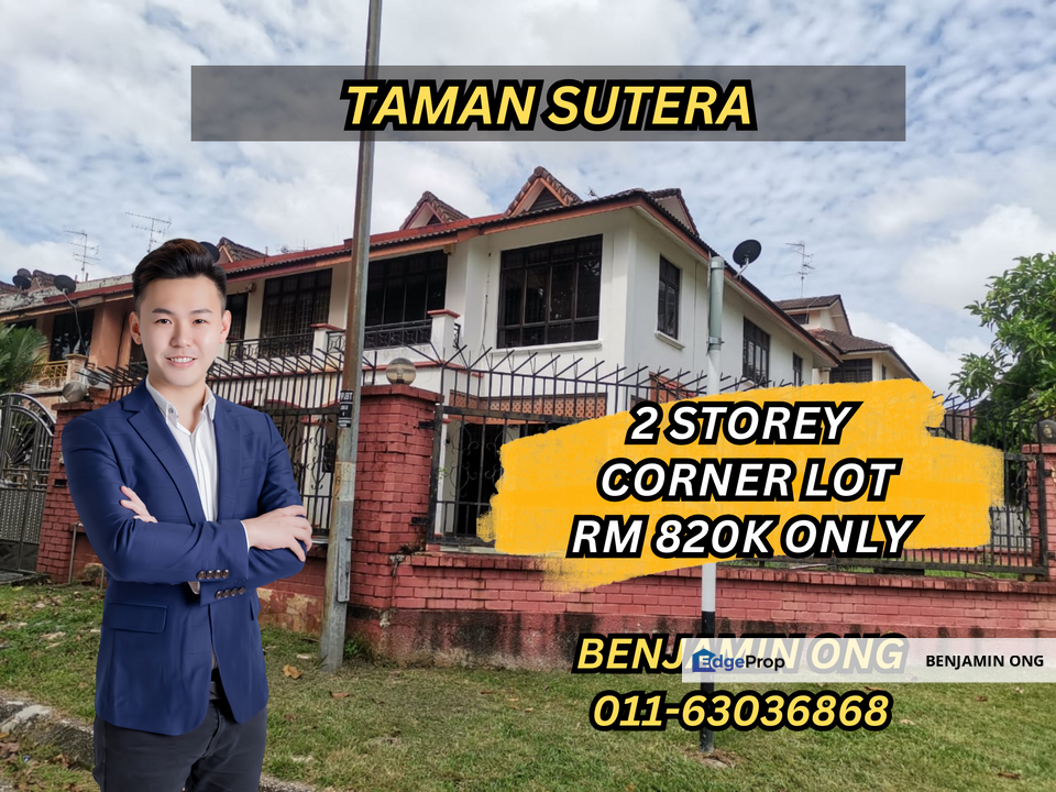Taman Sutera @ 2 Storey Terrace Corner Lot for Sale @RM820,000 By ...