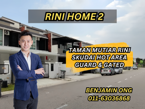 Rini Home 2 @ Taman Mutiara Rini Hot Area Terrace House for Sale @RM778 ...