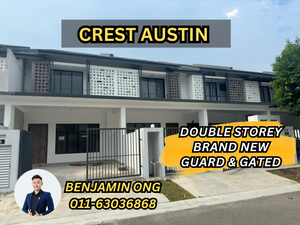 Crest Austin Double Storey Terrace House Brand New Ready Unit for Sale ...