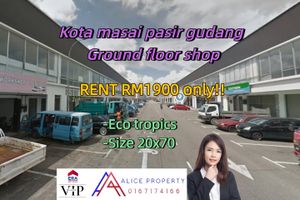 Kota masai pasir gudang Eco tropics ground floor shop for rent for ...