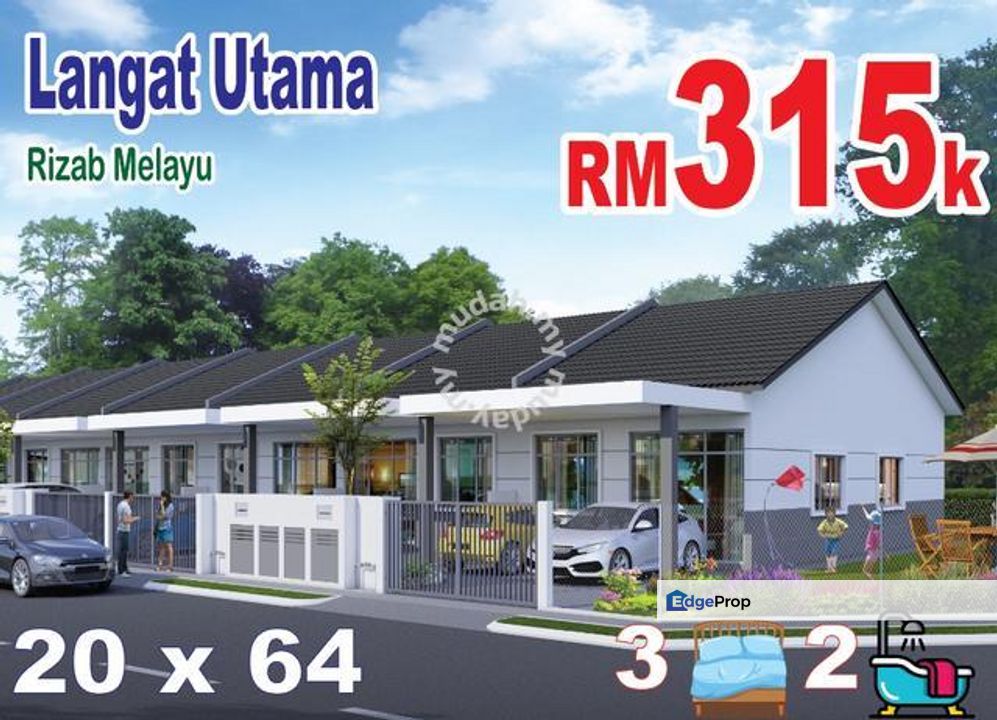 Sepang Dengkil Banting Langat Utama • Single Storey Terrace • Dijanka Siap 2023 for Sale @RM315 ...
