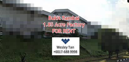 Bukit Rambai Factory Warehouse 1.85 Acre For Rent for Rental @RM80,000 ...