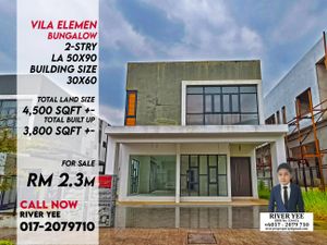 Shah Alam Seksyen 13 Vila Elemen Brand New Bungalow Next to Kelab Golf ...