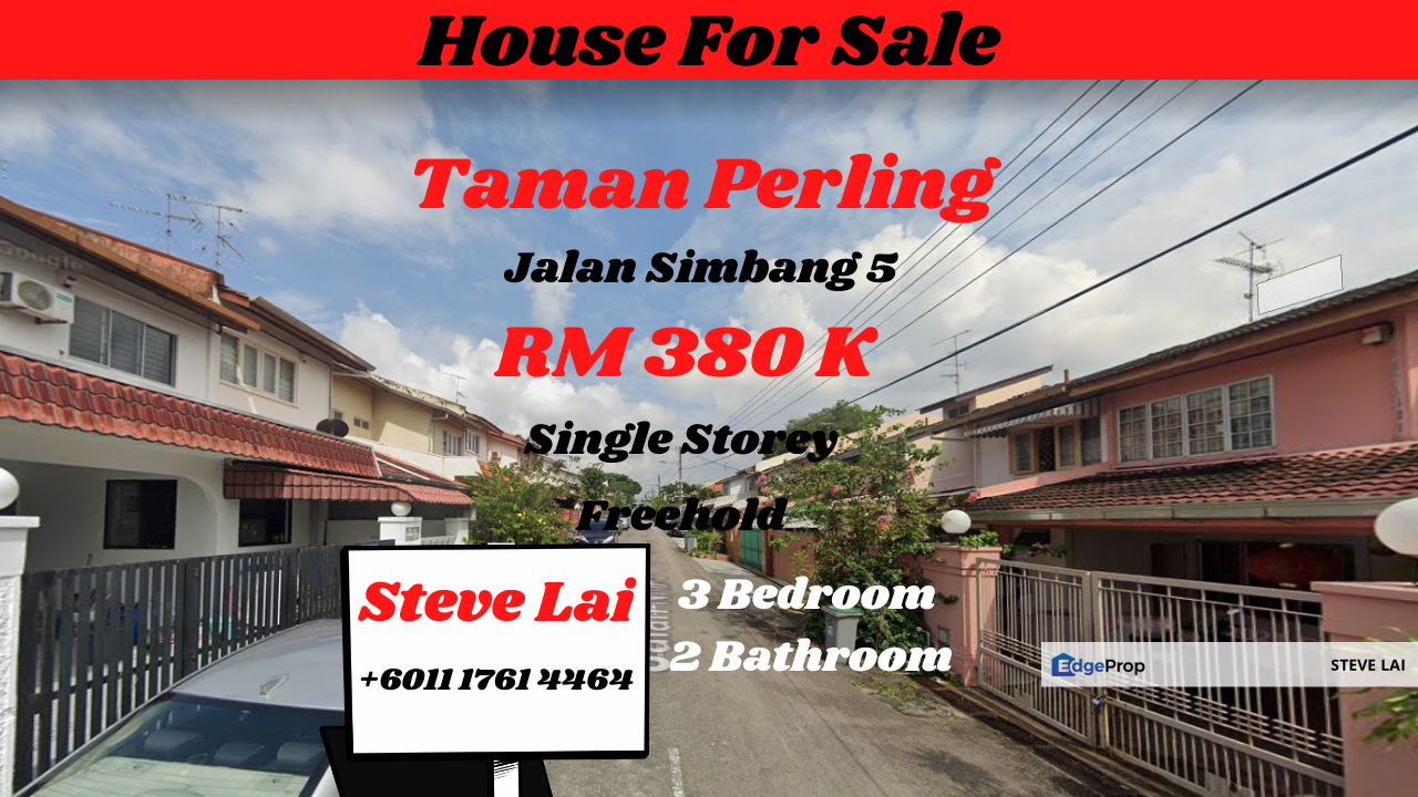 Taman Perling/Jalan Simbang 5/3 Room/For Sale for Sale @RM380,000 By ...