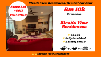 Straits View Residences/ Semi D/ For Rent for Rental @RM10,000 By STEVE ...