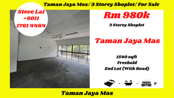 Taman Jaya Mas/ 3 Storey Shoplot/ For Sale for Sale @RM980,000 By STEVE LAI | EdgeProp.my