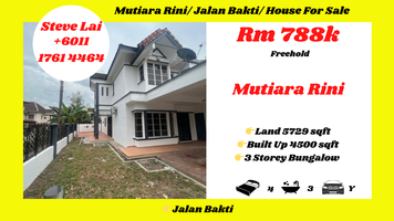 Mutiara Rini/ Jalan Bakti/ House For Sale for Sale @RM788,000 By STEVE ...