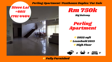 Perling Apartment/ Penthouse Duplex/ For Sale for Sale @RM750,000 By ...