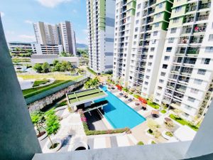 FACING POOL!! CORNER UNIT!! Ivory Residence Condo, Mutiara Heights ...