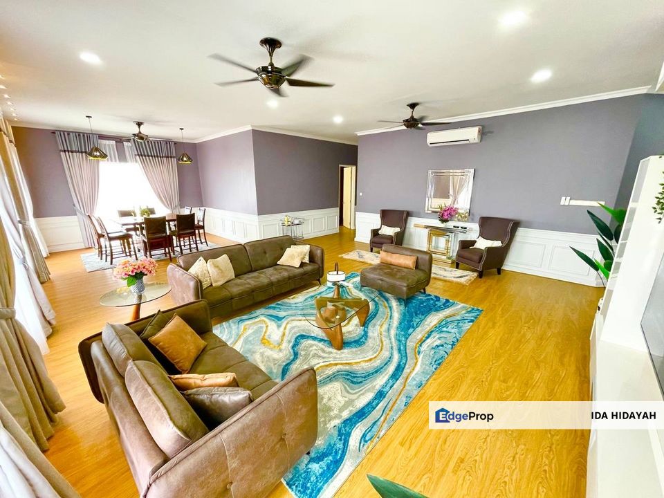 PENTHOUSE FULLY FURNISHED AND WIDE TERRACE Suasana Lumayan Condo Bandar ...