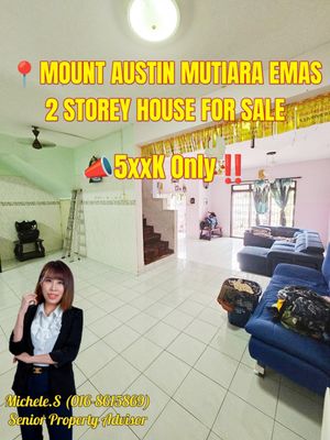 Mount Austin Mutiara Emas 2 Storey House For Sale for Sale @RM580,000 ...