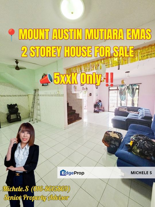 Mount Austin Mutiara Emas 2 Storey House For Sale for Sale @RM580,000 ...