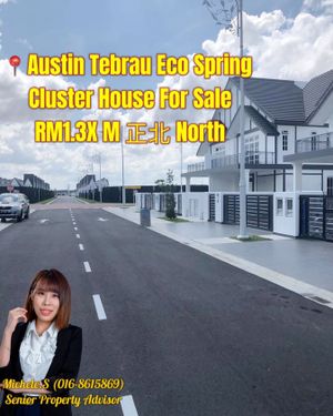 Tebrau Eco Spring Cluster 99% New For Sale for Sale @RM1,380,000 By ...