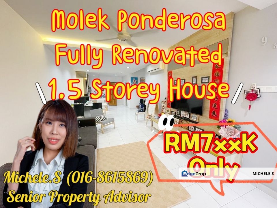 Molek Ponderosa Fully Renovated 1.5 Storey House For Sale for Sale ...