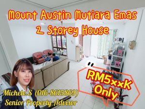 Mount Austin Mutiara Emas 2 Storey House For Sale for Sale @RM560,000 ...