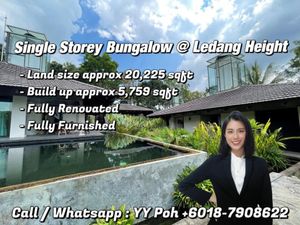 Single Storey Bungalow @ Ledang Height Villa for Sale @RM9,800,000 By ...