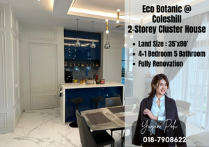 Eco Botanic 2 Storey Biggest Cluster house Fully Renovated for Sale ...