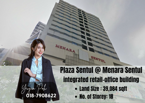 Plaza Sentul (Menara Sentul) for Sale @RM80,000,000 By YUYIN POH ...