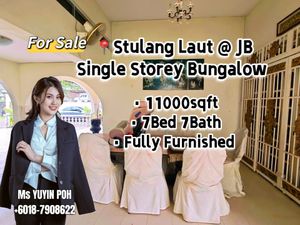 Stulang Laut @ JB Single Storey Bungalow for Sale @RM4,000,000 By YUYIN ...