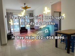 Season Larkin Full Loan Low Deposit Renovated Unit for Sale @RM420,000 ...
