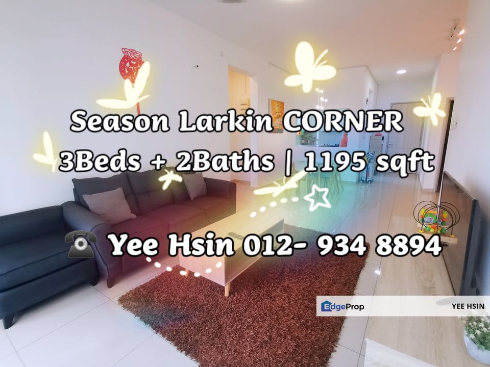 Fully Renovated Corner Unit Season Amara Larkin for Sale @RM438,000 By ...