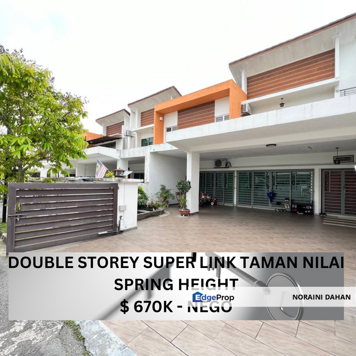 DOUBLE STOREY TAMAN NILAI SPRING HEIGHT BELOW MARKET VALUE for Sale ...
