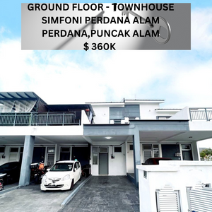 TOWNHOUSE SIMFONI PERDANA ALAM PERDANA PUNCAK ALAM, GROUND FLOOR for ...