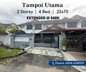 Tampoi Utama , 2 Storey , Kitchen Extended for Sale @RM568,000 By ...