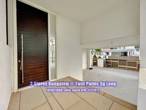 3 STOREY FREEHOLD BUNGALOW GATED & GUARDED TWIN PALMS SUNGAI LONG for Sale @RM2,100,000 By SEOW ...