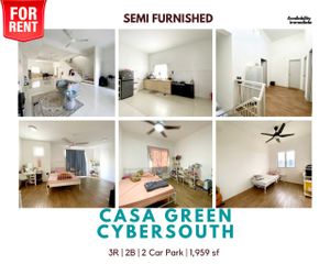 3 bedroom Casa Green Cybersouth Cyberjaya for Rental @RM1,500 By AMY OKTAVIA | EdgeProp.my