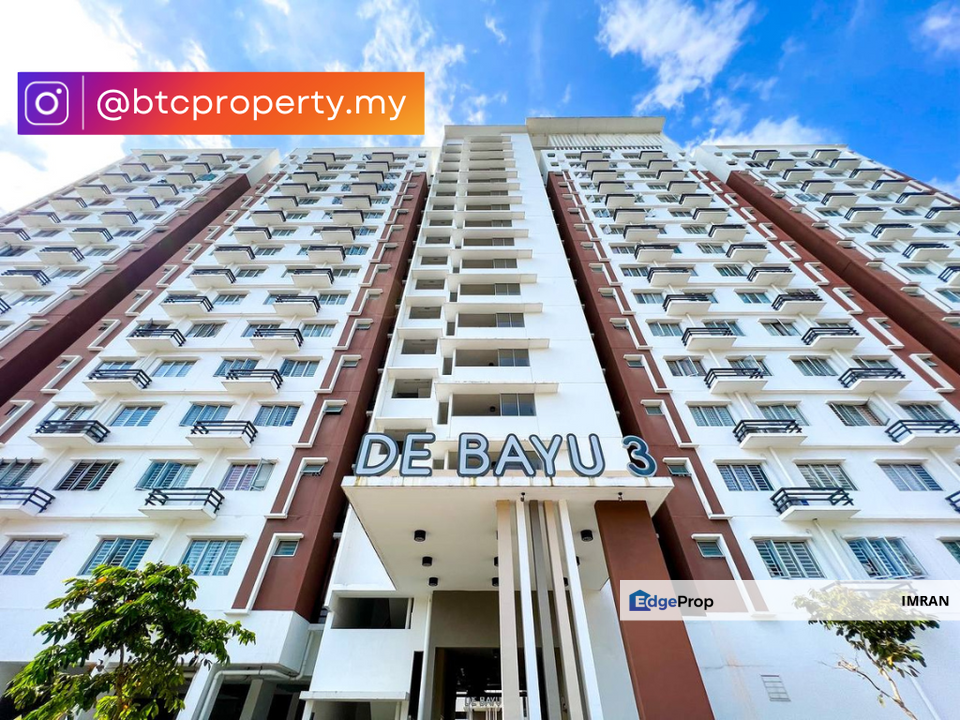 [💥GOOD DEALS💥] Pangsapuri De Bayu @ Setia Alam for Sale @RM290,000 By IMRAN | EdgeProp.my