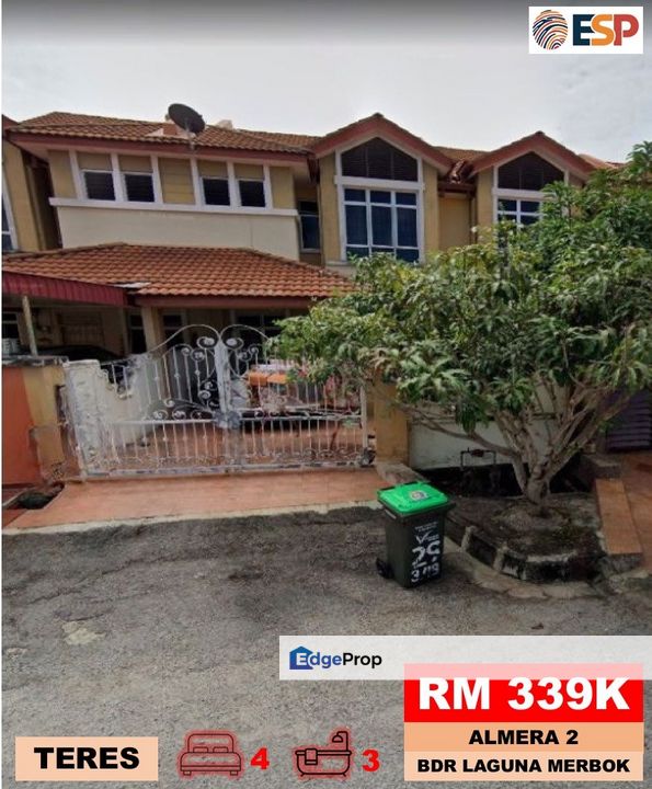 Rumah Untuk Dijual Teres 2 Tingkat Almera 2, Bandar Laguna Merbok ...