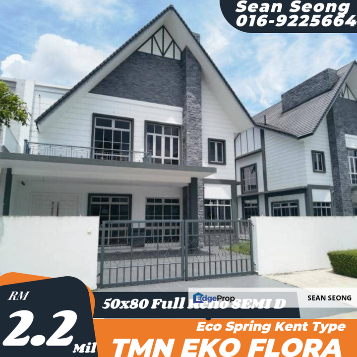 ECO SPRING KENT TYPE SEMI D EKO FLORA JOHOR BAHRU for Sale @RM2,200,000 ...