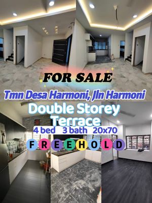 Tmn Desa Harmoni Jln Harmoni Double Storey Terrace for Sale @RM475,000 ...