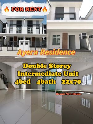 Ayera Residence Double Storey Intermediate Unit for Rental @RM1,600 By ...