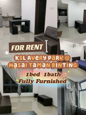 KSL Avery Park 1bed 1bath Fully Furnished For Rent for Rental @RM1,350 ...