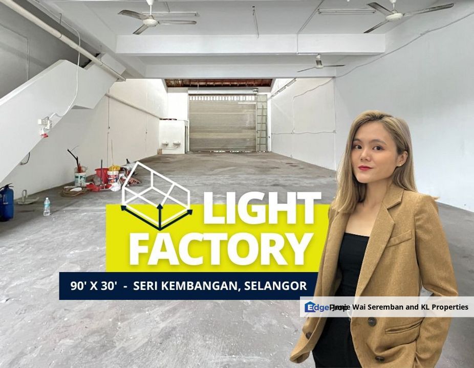 Perindustrian Serdang Raya Seri Kembangan 1.5 Storey Factory Warehouse Office Workshop for ...