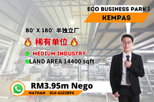 Eco Business Park 1 Semi-D factory Located at Kempas, Bandar Dato Onn ...