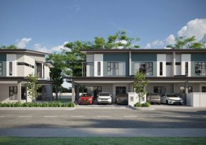 New Double Storey Terrace CENTRAL VILLA at Stutong Baru for Sale for ...