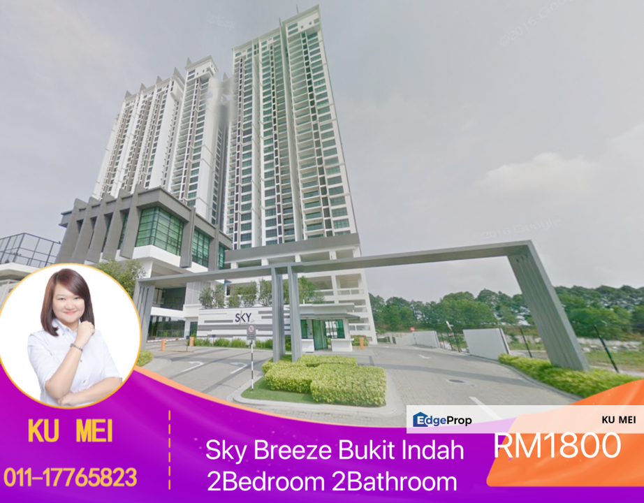Sky Breeze Bukit Indah for Rental @RM1,800 By KU MEI | EdgeProp.my