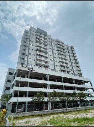 END LOT, PARTIALLY FURNISHED & 2 PARKING | APARTMENT RESIDENSI MEDAN ...