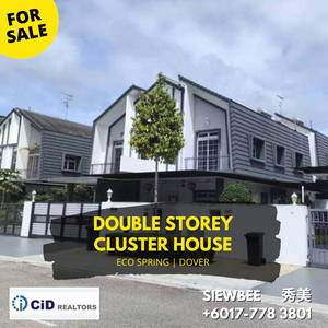 Unblock View Double Storey Cluster House @ Eco Spring | Dover for Sale ...